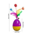 2026 New Interactive Cat Feather Ball Toy Set - Cat Toys with Feather ...