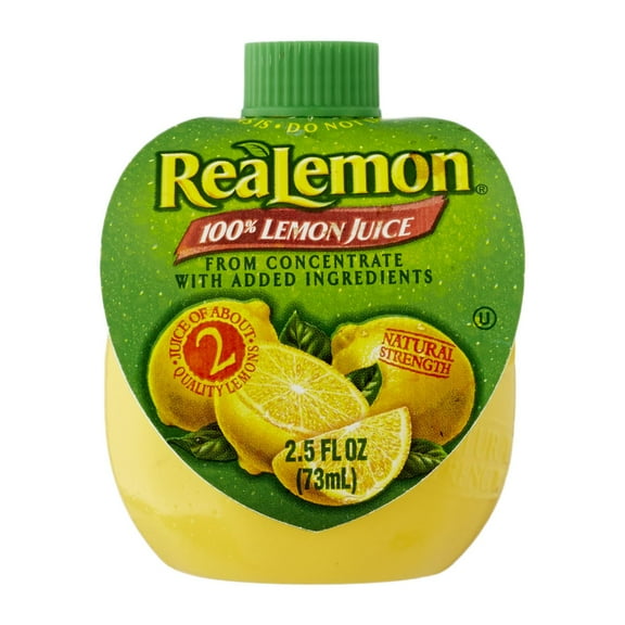 ReaLemon 100% Lemon Juice, 15 fl oz Bottle, Made from Concentrate ...