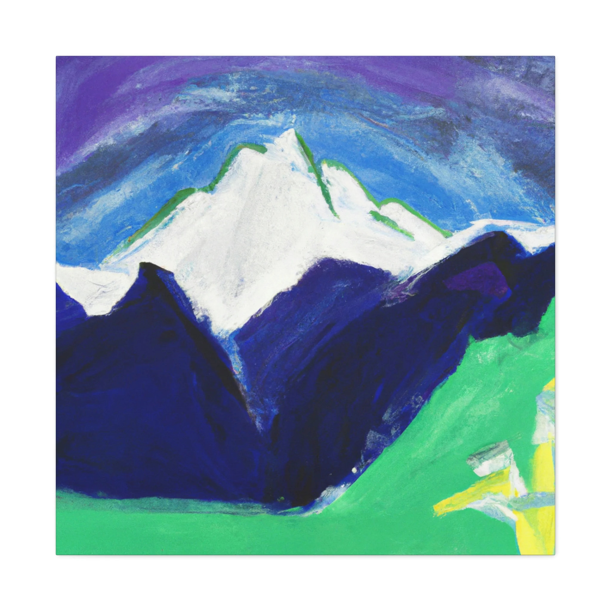 Mountains of Expressionism - Canvas - Walmart.com