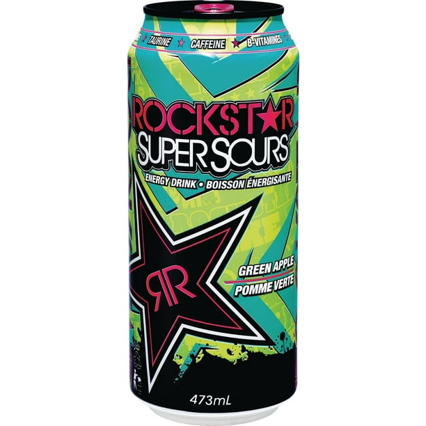 Rockstar SuperSours Green Apple Energy Drink - Walmart.ca