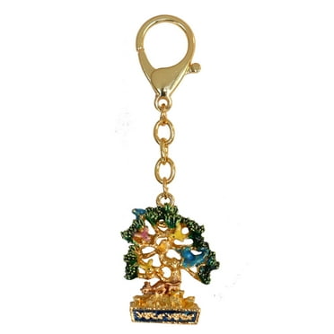 Feng Shui Wealth Tree to Bring 3 Kind of Wealth Keychain Amulet ...