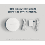 Tablo 4th Gen 2-Tuner DVR with 128GB Storage, Over-The-Air Digital ...