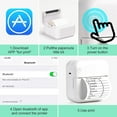 NefLaca Mini Printer, Pocket Bluetooth Thermal Printer Compatible with ...