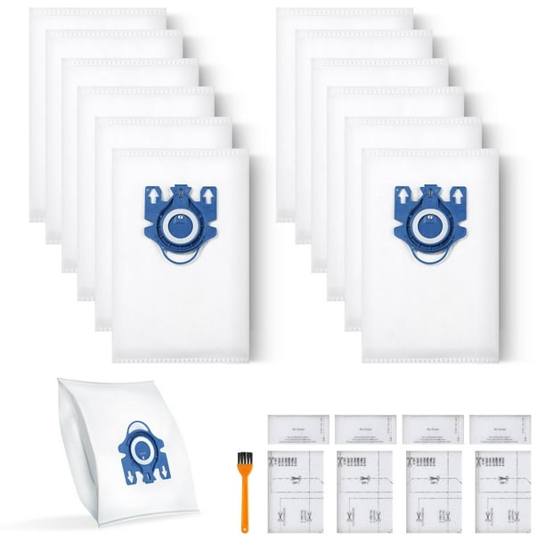 Paquete de 12 bolsas para aspiradora compatibles con Miele GN con ...