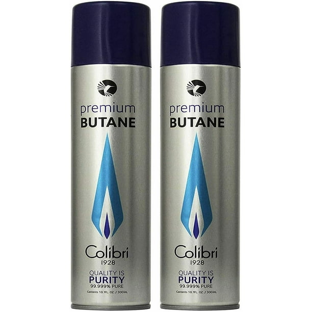 2 Pk Colibri Premium Lighter Butane Refil Fuel 162g 10.1oz 300ml ...