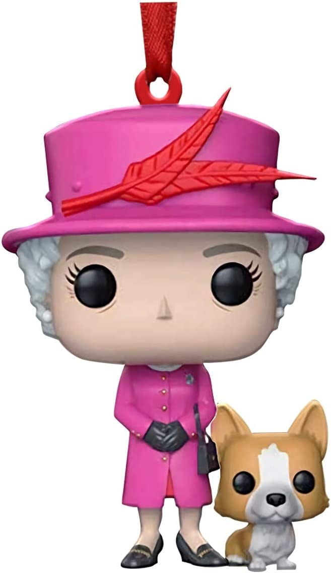 Elizabeth II Queens and Corgi Acrylic Souvenirs,Cute Cartoon Pattern ...