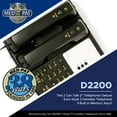 Med-Pat D2200-2 Can Talk 2 Euro Style Twin Handset Landline Phone with ...