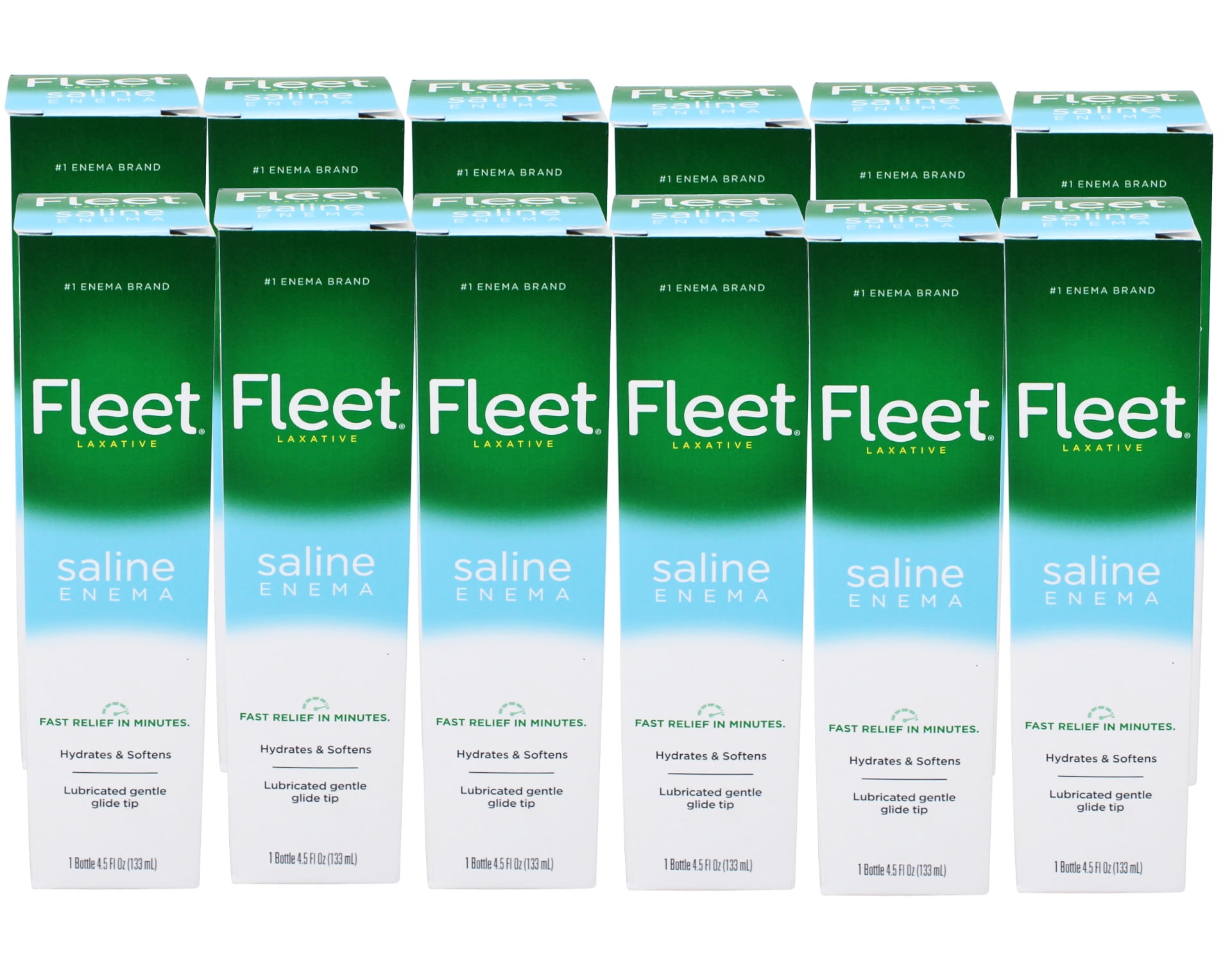 Fleet Laxative Saline Enema | Fast Constipation Relief in Minutes | 12 ...
