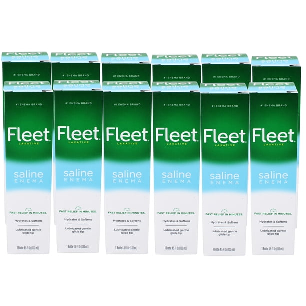 Fleet Laxative Saline Enema | Fast Constipation Relief in Minutes | 12 ...