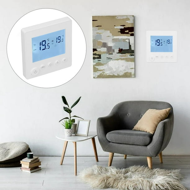 Water Heating Thermostat, 3A LCD NTC Sensor Reliable Microcontroller ...