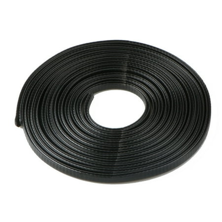 TILIYHELLO 5M Black Glueless Car Door Edge Protector Universal Rubber U ...