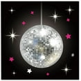 CC HOME Retro Disco Party Supplies Pack Discotheque Bling Silver Ball ...