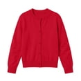 AKOEE Knit Sweater Cardigans Girls Boys Long Sleeve Soft Cotton Button ...