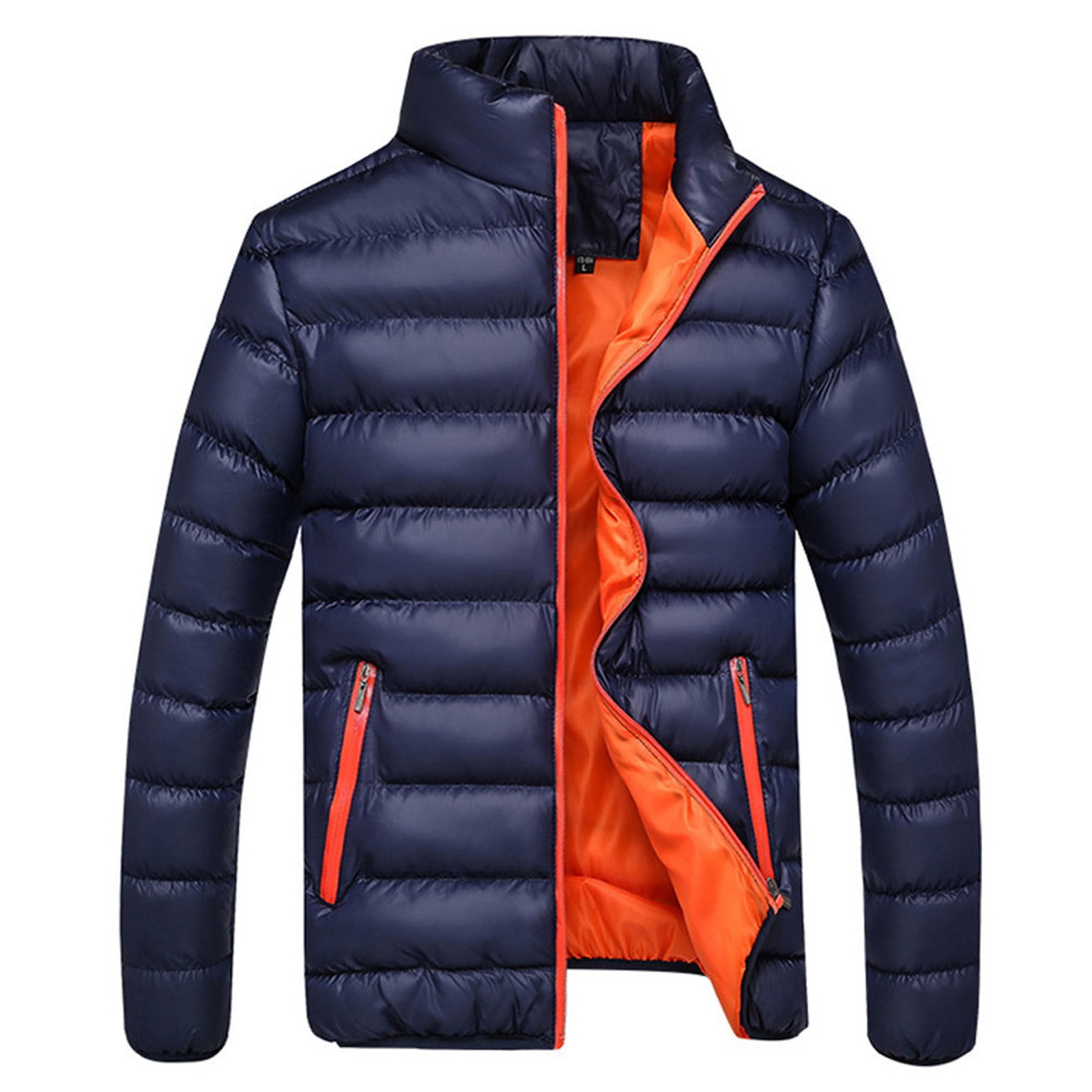 Pisexur Mens Puffer Jacket Packable Down Jacket Lightweight Puffer Jacket Hooded Winter Jacket
