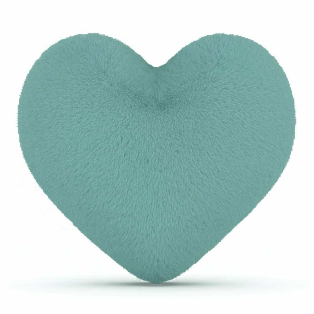 Click here for Bouclair Green Heart Decorative Pillow prices