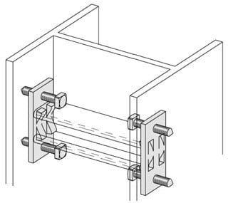 B-Line Systems B613-ZN B-LINE COLUMN SUPPORT PR, - Walmart.com