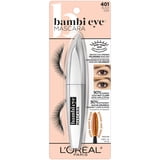 L'Oreal Paris Bambi Eye Mascara, Black, Washable, Lasting Volume, Clump ...