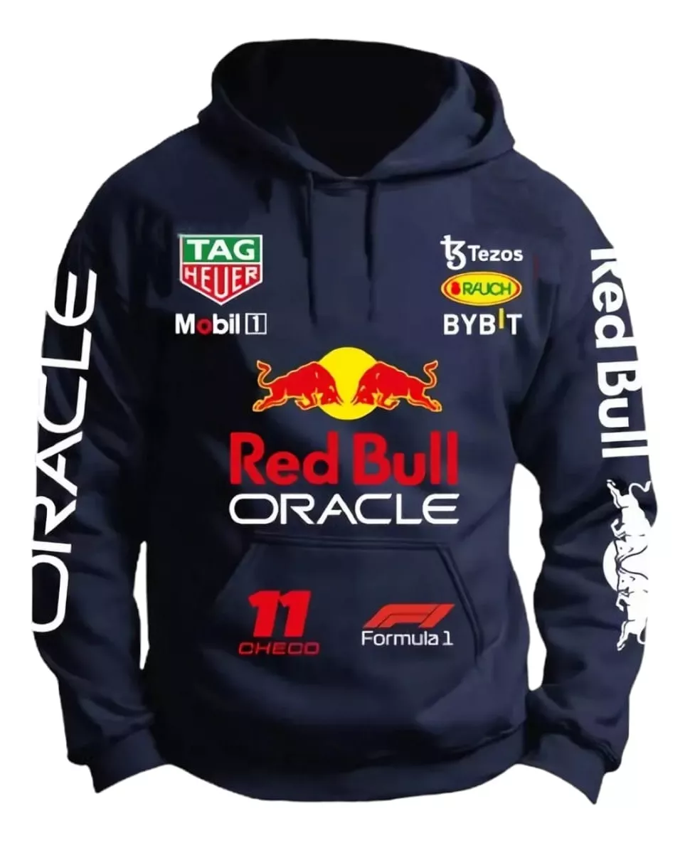 Sudadera Formula 1 Checo Perez Red Bull Azul Marino | Walmart en línea