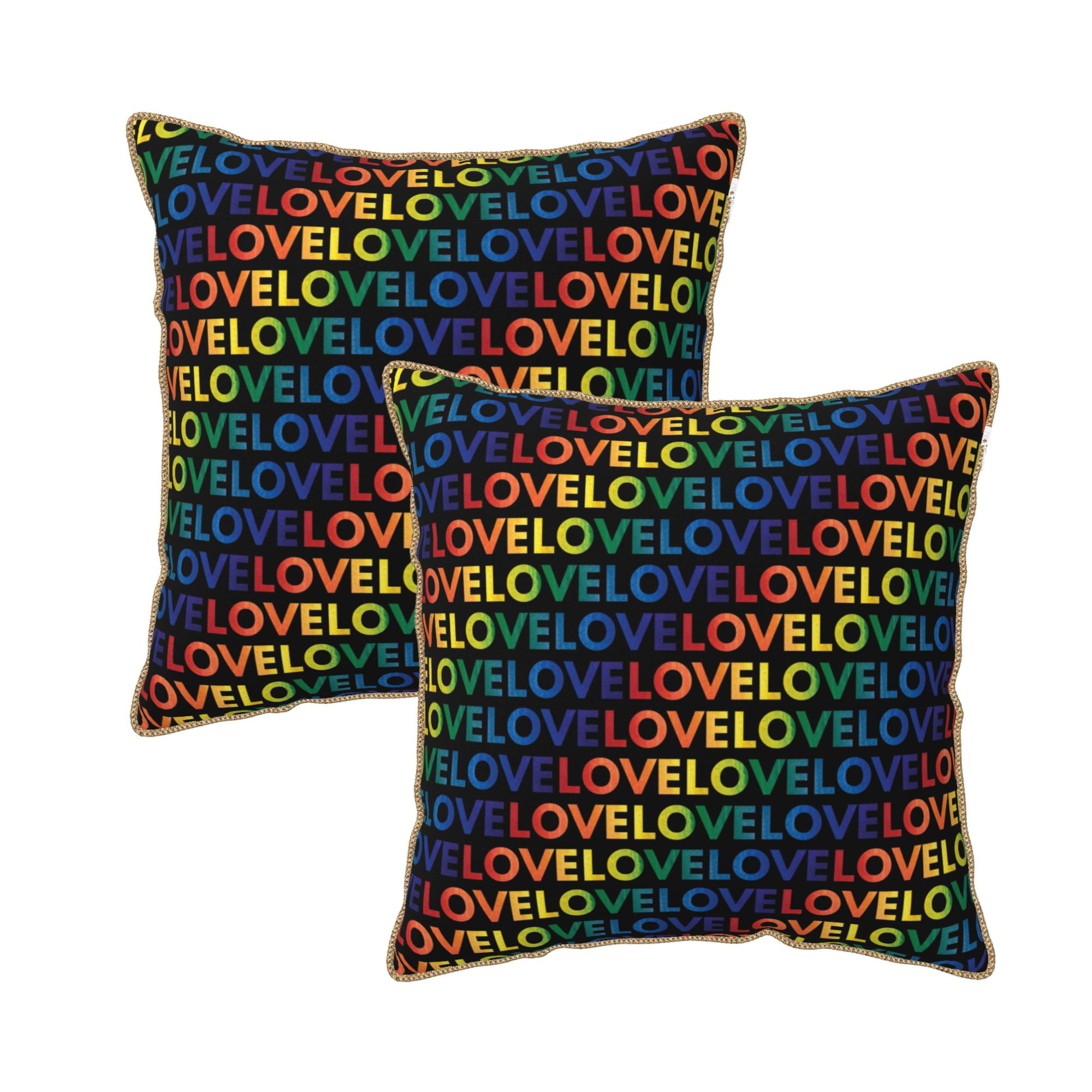 Velvet Decorative Throw Pillow Covers Set of 2, Soft Square Cushion ...