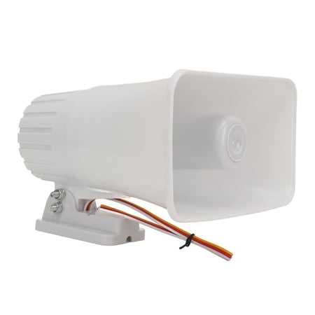 Wired Siren Speaker, Lightweight Dual Tone Security Siren Flame ...