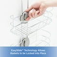 Kenney Adjustable Metal Shower Caddy with Shelves and Hooks, Chrome ...