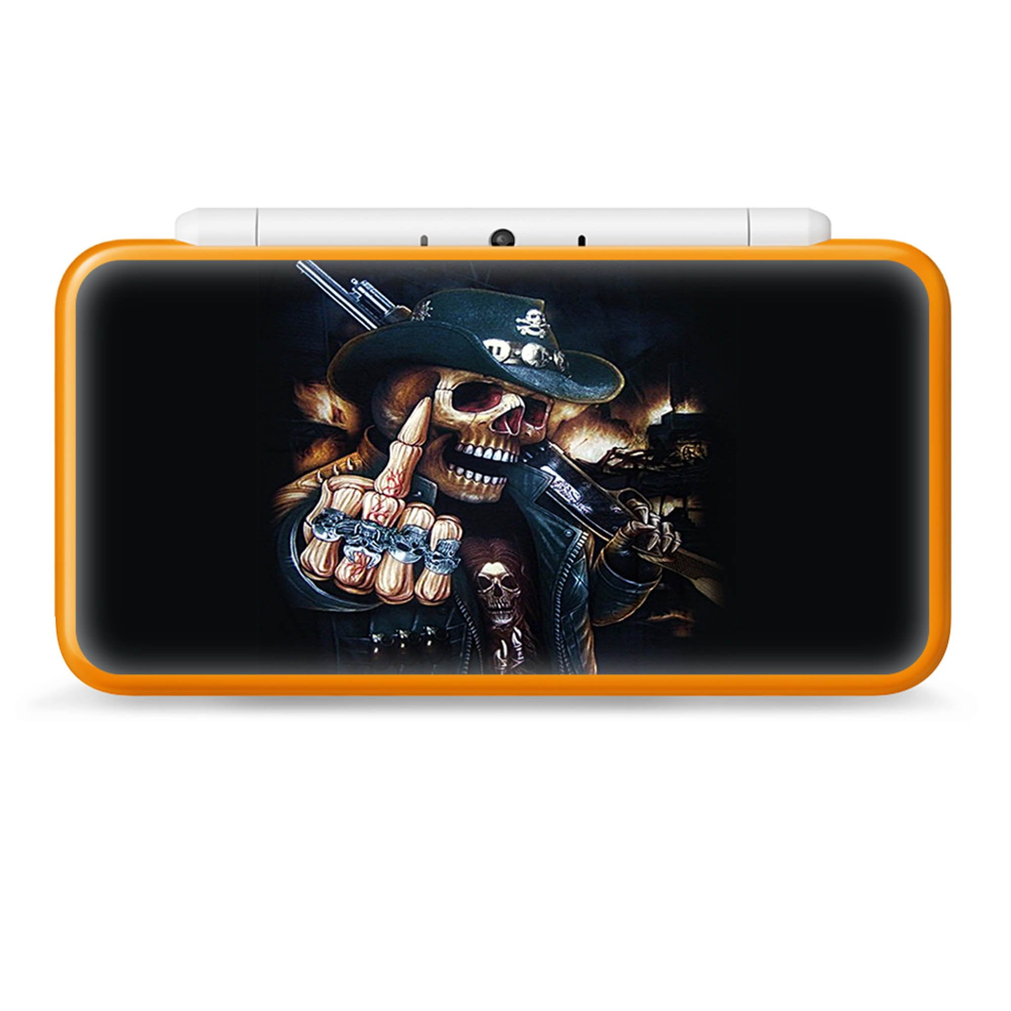 Nintendo 2DS XL Skin Decal Vinyl Wrap - Middle Finger Skeleton ...