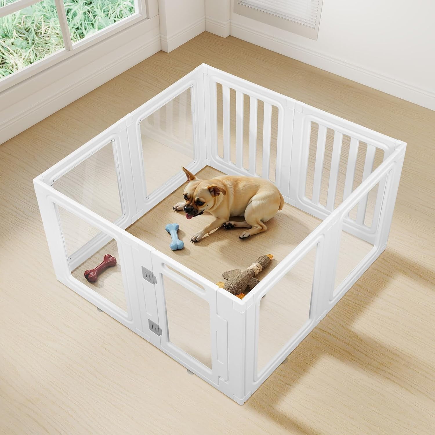 Click here for Unbranded Clear Acrylic Dog Playpen Indoor  22.4 H... prices