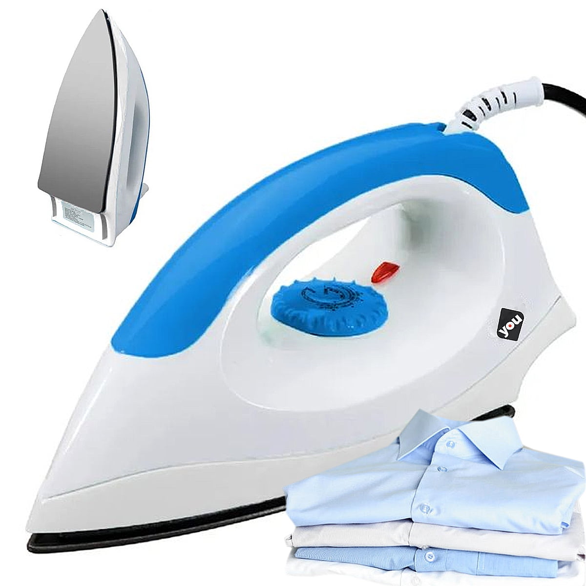 Plancha Para Ropa En Seco Plana Antiadherente Portatil 1200W You YOU ...