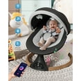 Babyomi Baby Swing for Infants with 3 Speeds, 8 Lullabies, Adjustable ...