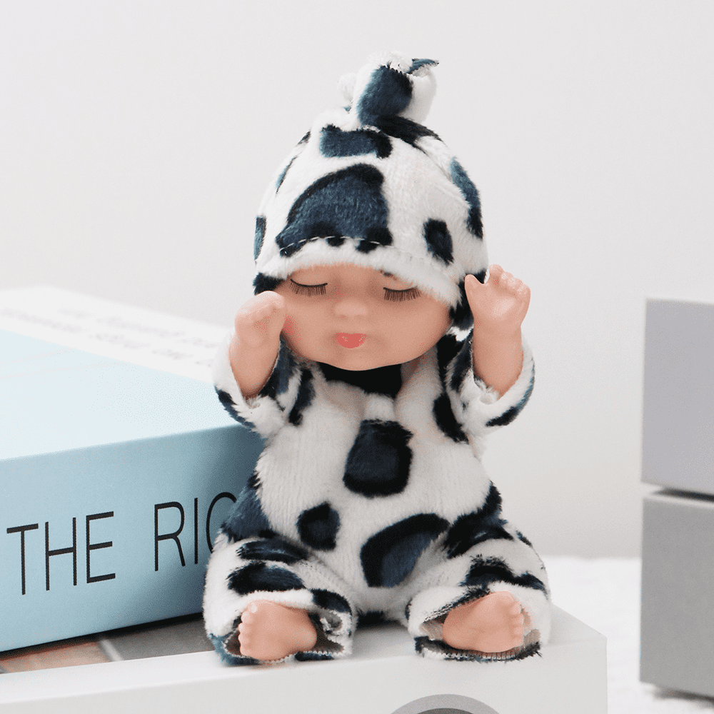 Joyivity 4.3Inch Mini Reborn Baby Dolls Soft Realistic Miniature ...