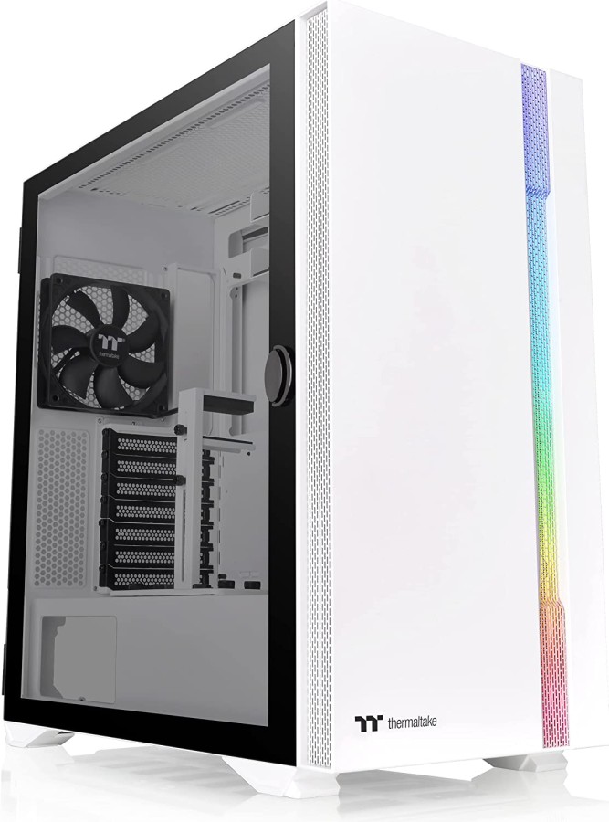 Thermaltake H700 TG ARGB Computer Case - White - Walmart.com