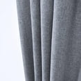 EDASCV-Short Curtains Gray Linen Textured Kitchen Small Tier Curtains ...