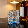 chaungfeng Spinning Whiskey Glass with Ambient Lighting Set, 360 Degree ...