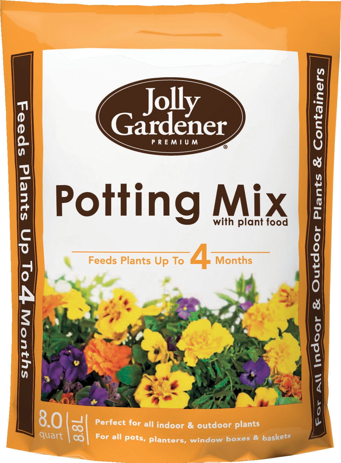 JOLLY GARDENER PREMIUM POTTING MIX WITH PLANT FOOD - Walmart.com