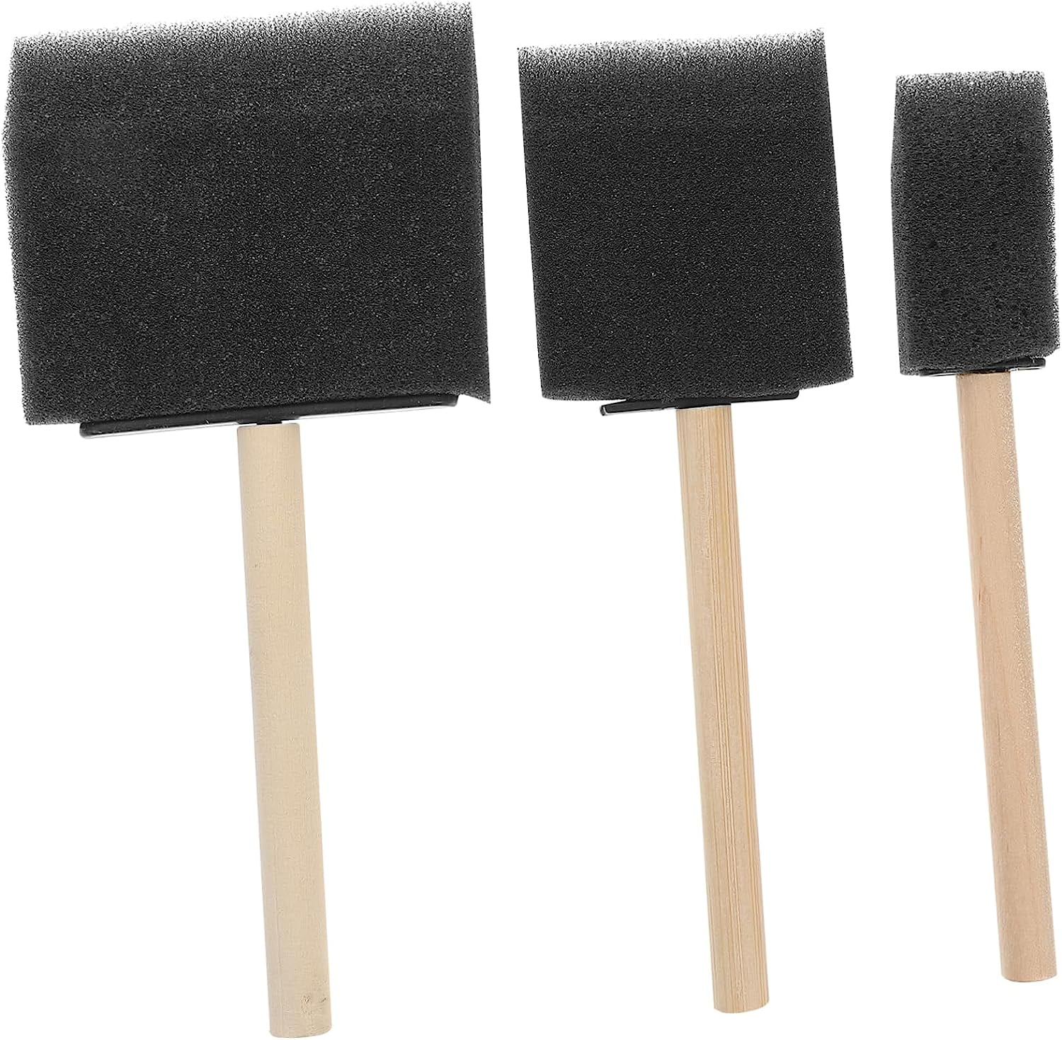 24pcs Sponge Brush Foam Paint Brushes Painting Sponge Painting Supplies Paint Brushes for ...