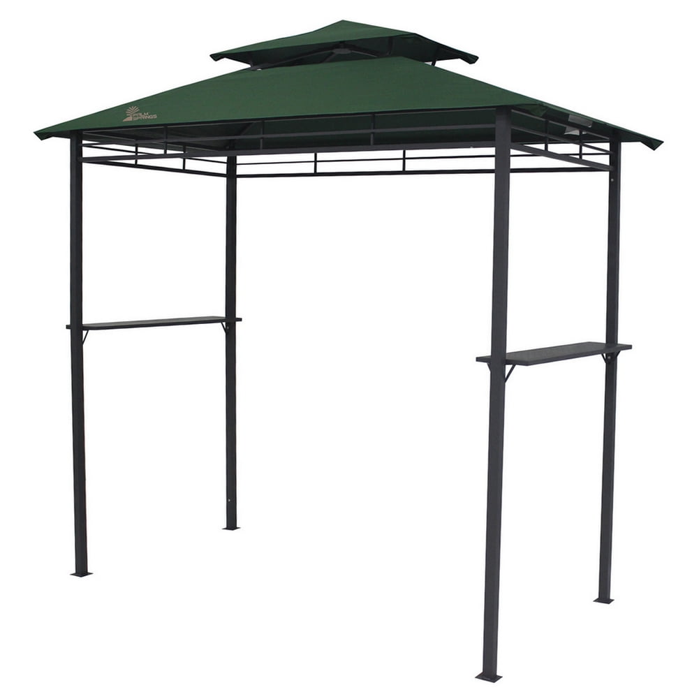 Palm Springs Deluxe 8FT Double-Tier Barbecue Canopy / BBQ Grill Tent ...