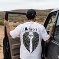 CLOTEX Comfort Colors® Believer Isaiah 40:31 Shirt, Angel Wings ...