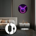 Zodiac Horoscope Sign - Taurus Neon Signs for Wall Decor，Constellation ...