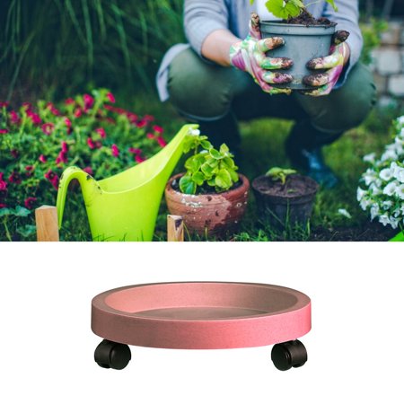 Round Flower Pot Mover Large Rolling Flower Pot Rolling Mover; Plant ...
