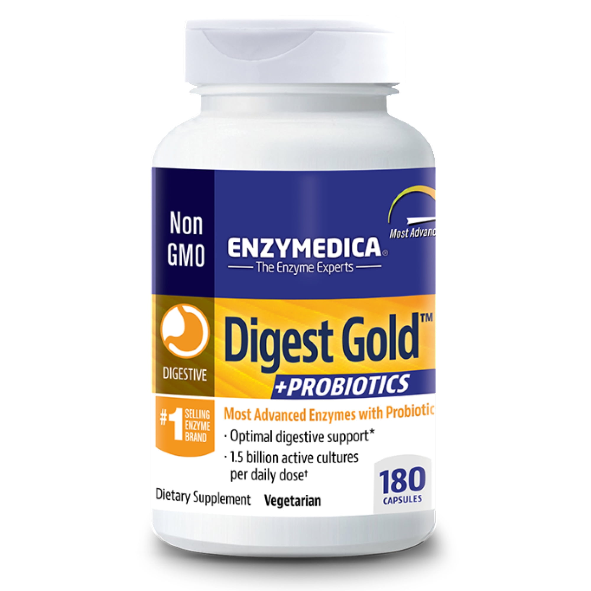 Enzymedica, Digest Gold + PROBIOTICS, Digestive Aid for Maximum Relief ...