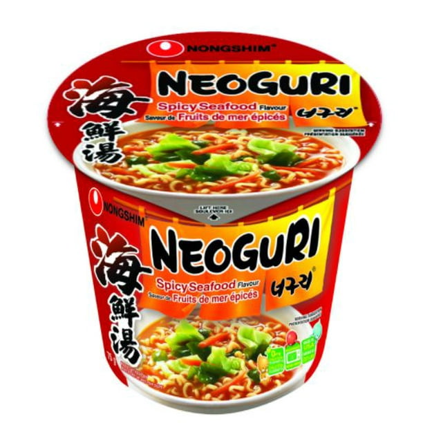 Nongshim America Spicy Seafood Flavour Neoguri Noodle Soup Cup - Walmart.ca