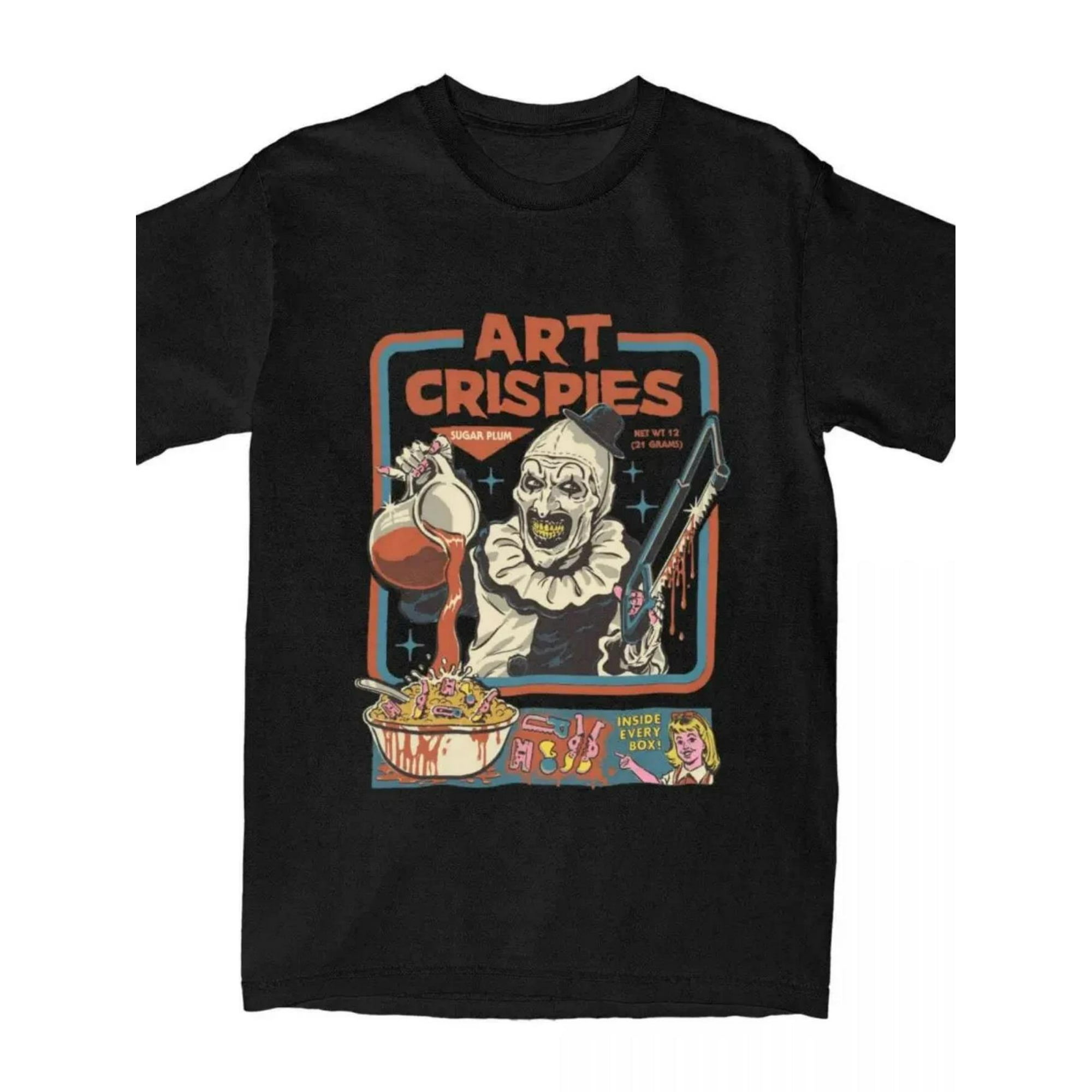 Click here for Generic Halloween T-Shirt - Art Crispies Terrifier... prices