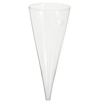 Soarian Circular Cone Glass Wall Hanging Vase Bottle for Plant Flower ...