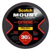 Scotch Extreme Double-Sided Mounting Tape, 1 in x 48 in, Black, 1 Roll ...