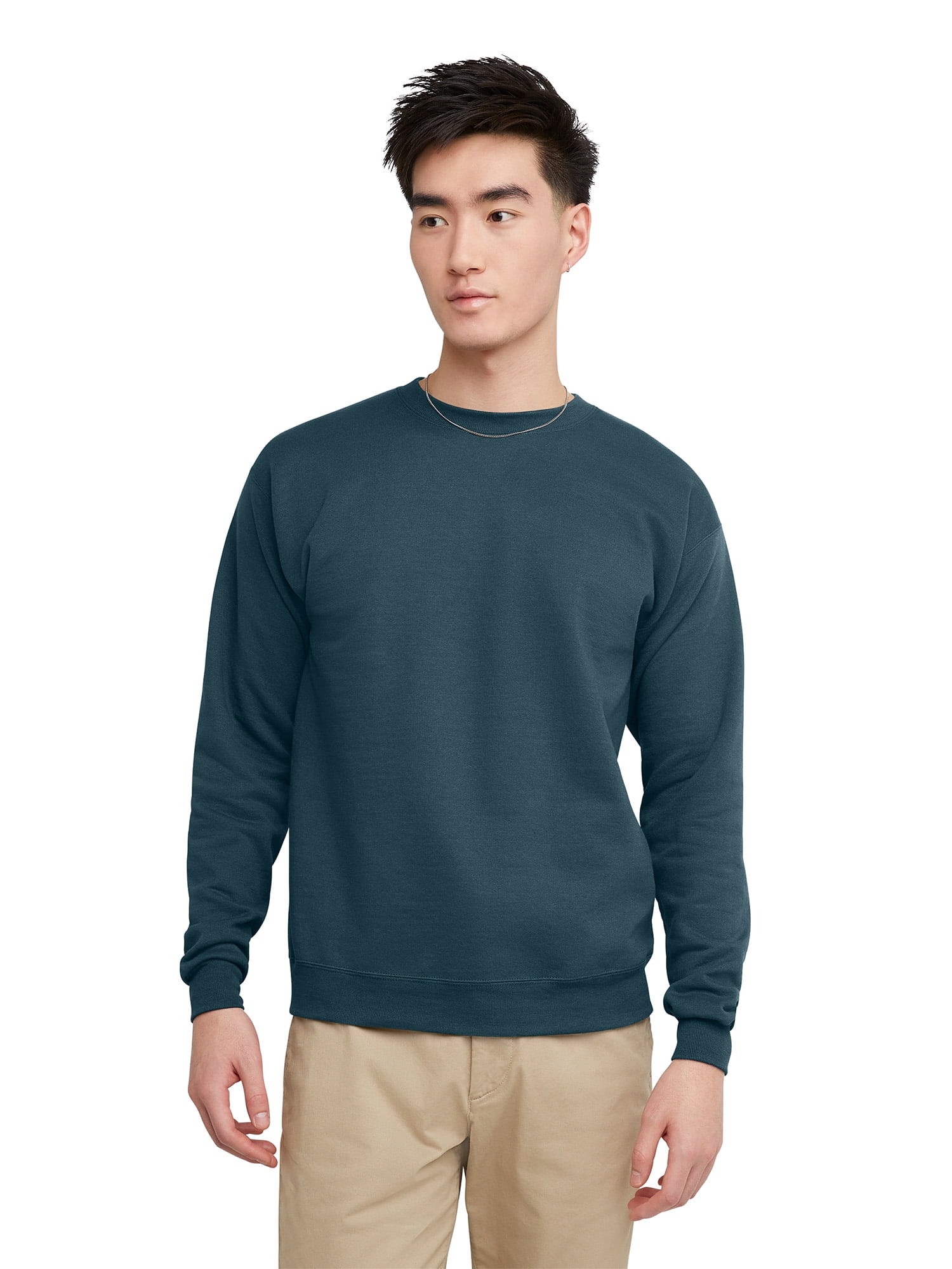 Hanes Men's and Big Men's EcoSmart Fleece Sweatshirt, Sizes S-5XL ...