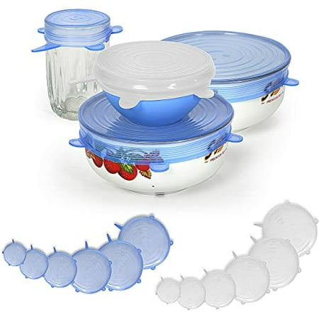 Silicone Flexible Stretch Lids – Stretchable Silicon Cover Lid to Fit ...