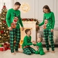 Christmas Family Pajamas Matching Set Letter Print Long Sleeve Tops and ...