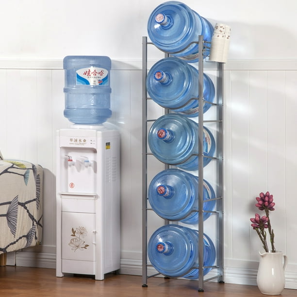 UWR-Nite Water Cooler Jug Rack, 5 Gallon Water Bottle Holder Storage ...