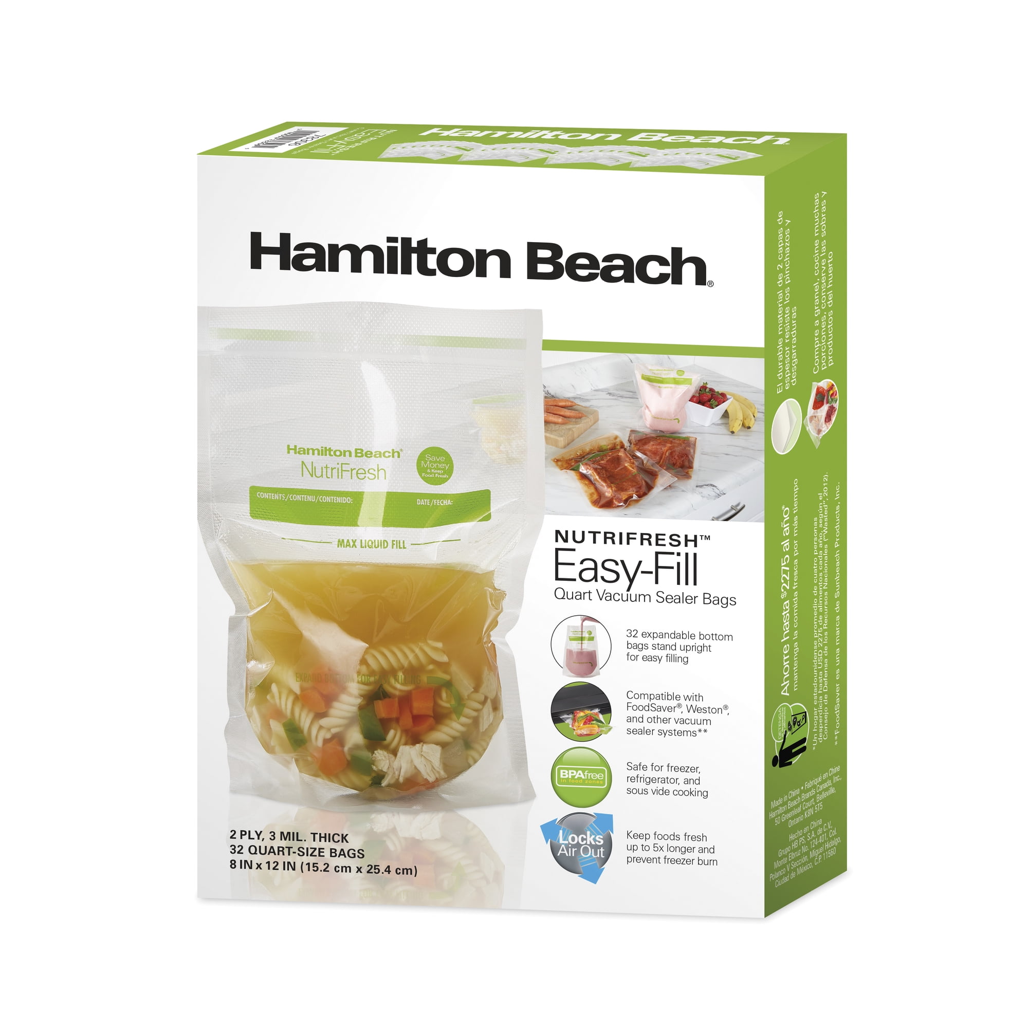 Click here for Hamilton Beach Nutrifresh Easy-Fill Quart Vacuum S... prices