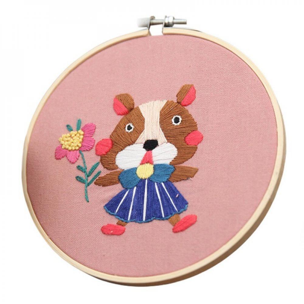 Embroidery DIY Material Package Continental Stereo Embroidery Kit ...